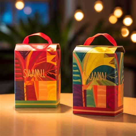 Premium Ai Image Two Colorful Boxes With The Word Koku On Them
