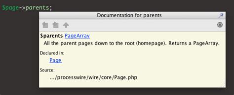 better phpdoc comments in pw classes wishlist and roadmap processwire