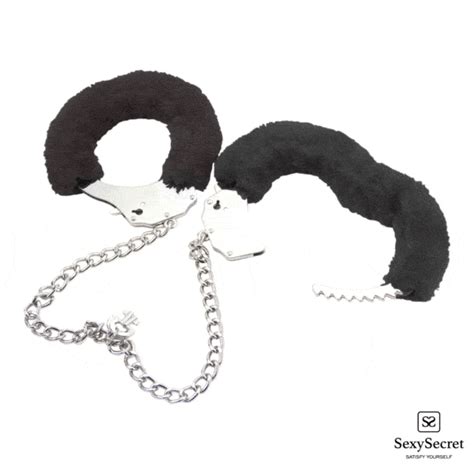 Roomfuns Black Furry Ankle Cuffs Sexy Secret