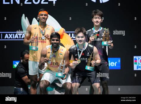 First Placed Liang Wei Keng And Wang Chang Right From China Pose With