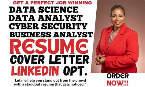 I Will Write Resume For Data Science Data Analyst Business Analyst Cyber Security By Allen