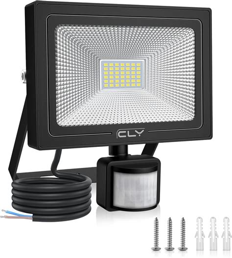 Projecteur Extérieur Led Avec Détecteur De Mouvement W Lm Spot Led Extérieur Blanc Froid