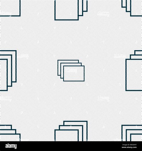 Copy File Sign Icon Duplicate Document Symbol Seamless Abstract