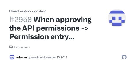 When Approving The Api Permissions Permission Entry Already Exists