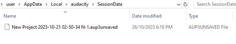 How Do I Save Unsaved Projects Audacity 3 Help Forum Audacity Forum