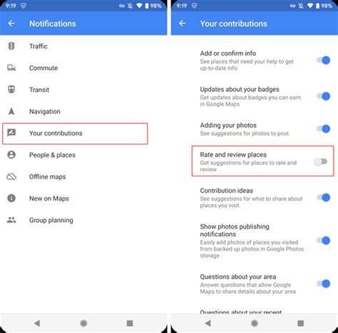 How To Disable Google Maps Review Requests