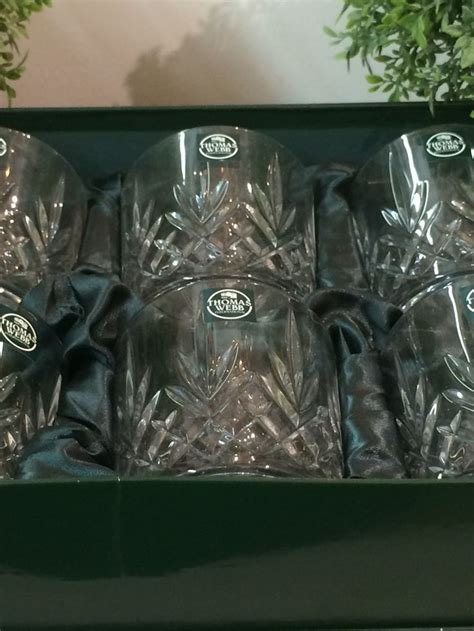 Boxed Set Of 6 Edinburgh Crystal Whisky Tumblers £78