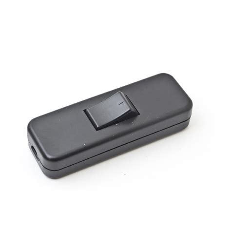 Push Button Switch Inline Rocker Switch Black