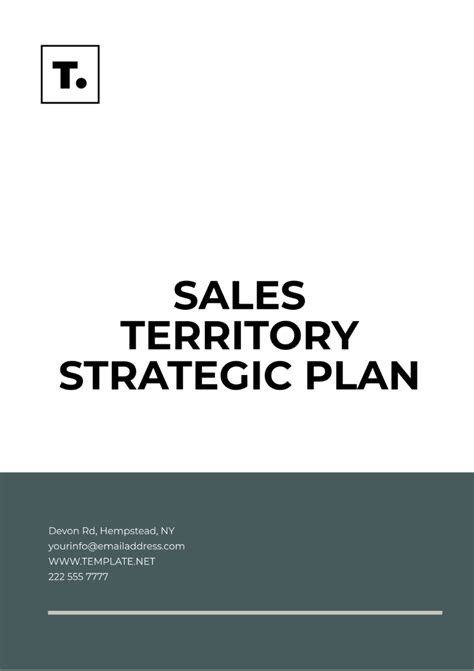 Free Sales Territory Strategic Plan Template To Edit Online