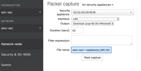 Dashboard Packet Capture File Names And Pcap Default The Meraki Community