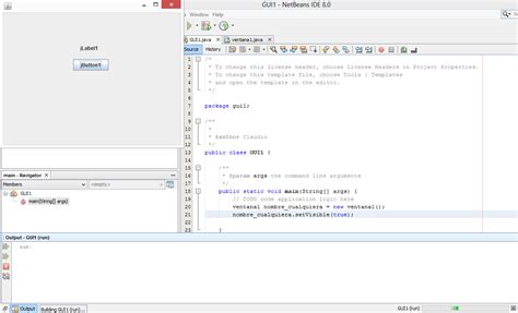 Códigos Tip Interfaz gráfica en Java Netbeans Parte