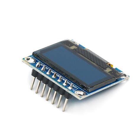 096寸oled液晶屏显示模块蓝色白色黄蓝双色 Iic Stm3251列程虎窝淘
