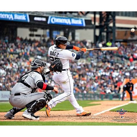 Javier Baez Detroit Tigers Team Debut Photograph