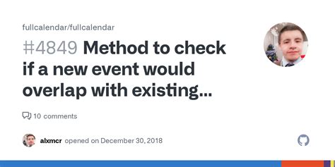 Method To Check If A New Event Would Overlap With Existing Overlapping Events · Issue 4849