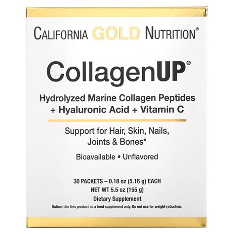 California GOLD Nutrition CollagenUP 30 packets по цене от производителя