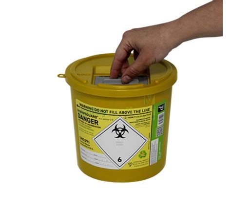 Sharpsguard Eco Yellow Sharps Bin 2 5l