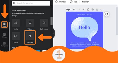 Canva Translate What Is It How Do You Use It Template Fonts