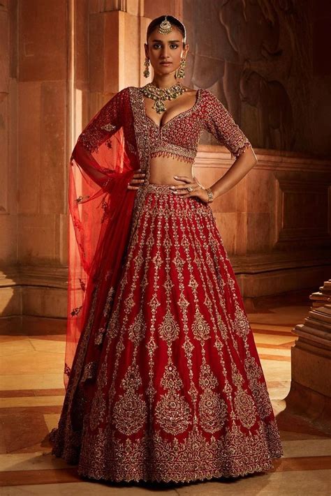 Best Red Lehenga Designs For Indian Brides And Bridesmaids Bridal