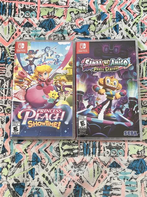I Picked Up Princess Peach Showtime And Samba De Amigo For My