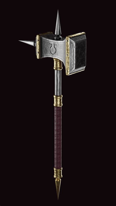 Two Handed Battle Hammer