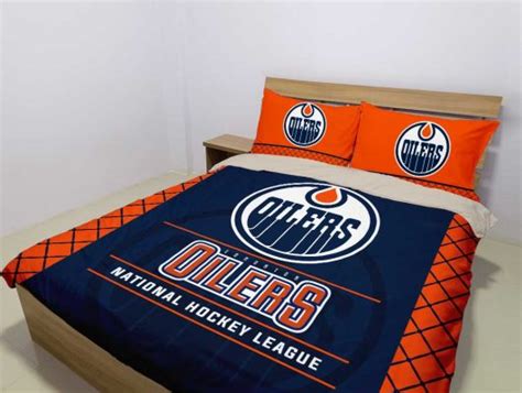 Nhl Edmonton Oilers Bedding Set