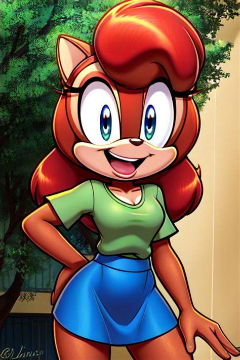 Amy Squirrel Is A Mobian By Aiartist1991 On Deviantart