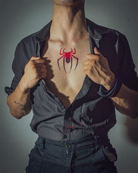 Tatoo Spiderman Tatuaje De Araña Tatuaje Spiderman Hombres Tatuajes