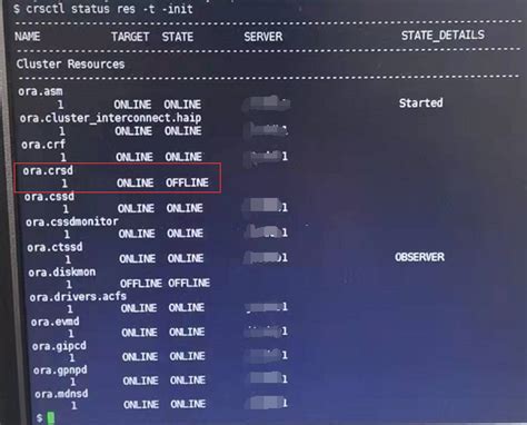 Oracle OCR磁盘组DISMOUNT状态crsd资源启动失败 墨天轮