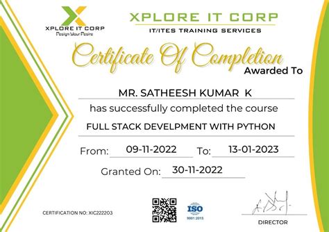 Satheesh Kumar On Linkedin Python Development Opportunity Fresher