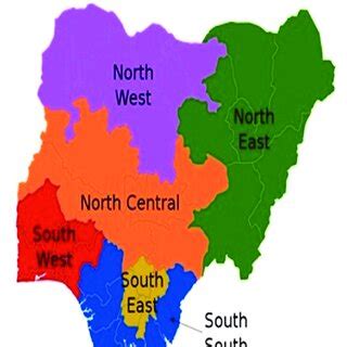 Geographical Zones In Nigeria Download Scientific Diagram
