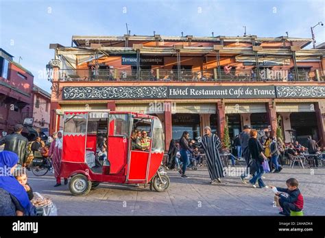 Cafe De France Hotel Restaurant At Jemaa El Fnaa Square Marrakech