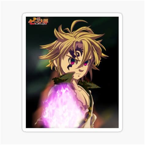 The Seven Deadly Sins Meliodas Sticker For Sale By Chetterubyzans
