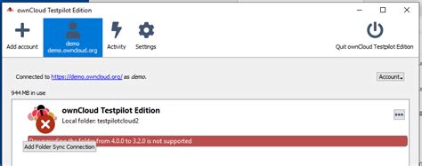 Qa Add Folder Sync Connection Button Obscures Error Message · Issue 10509 · Owncloudclient