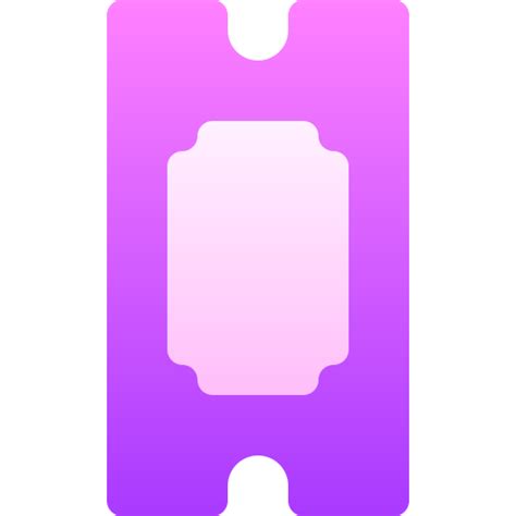 Ticket Basic Gradient Gradient Icon