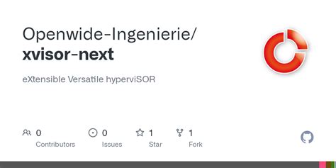 GitHub Openwide Ingenierie Xvisor Next EXtensible Versatile HyperviSOR
