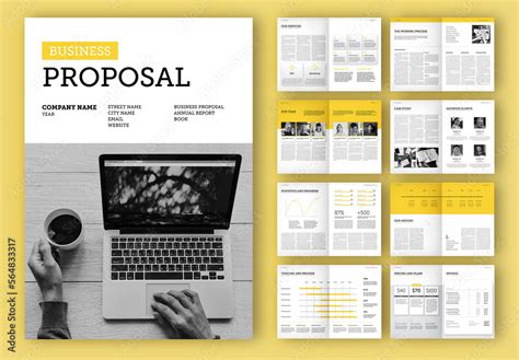 Proposal Layout Stock Template Adobe Stock