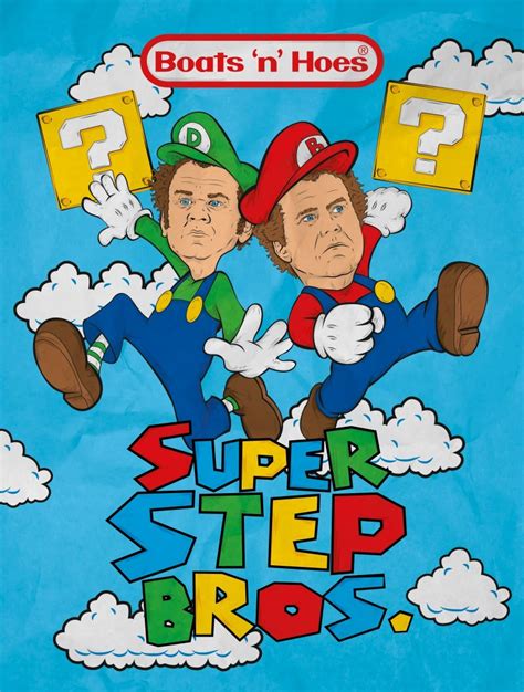 Super Step Bros Poster By Griffindesign