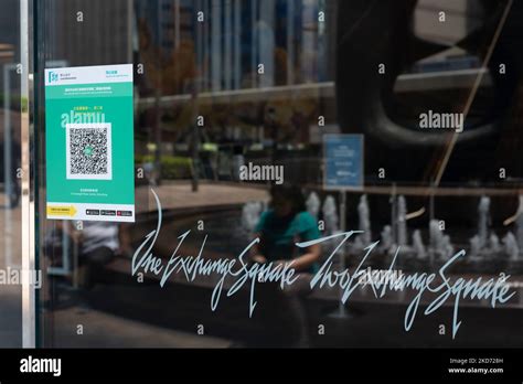A Qr Code For The Leave Home Safe App Features On The Entrance Of The