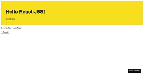 React Jss Playground Codesandbox React Jss Playground Codesandbox