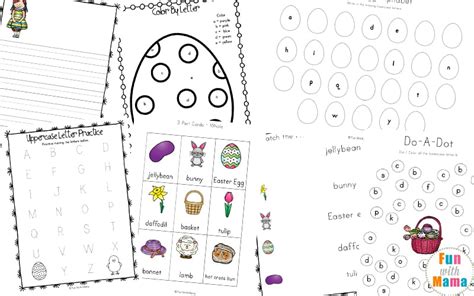Easter Theme Activity Pack Fun With Mama Shop
