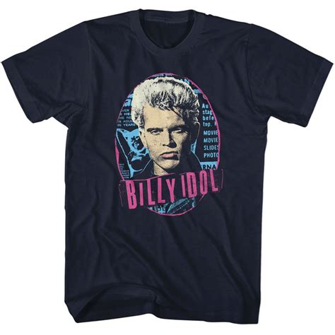 Billy Idol Eye Catching T Shirt Oval Authentic Band Merch