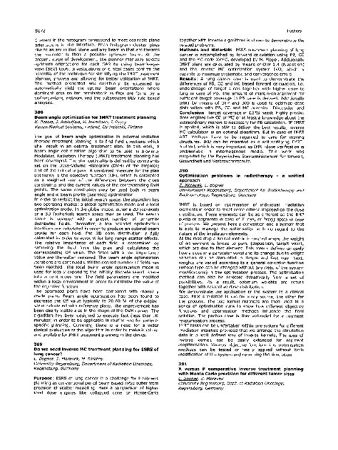 Pdf 388 Beam Angle Optimization For Imrt Treatment Planning