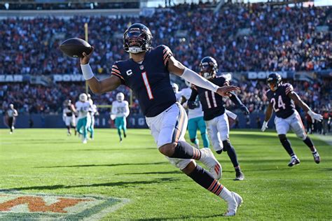 Bears Vs Dolphins Every Justin Fields Touchdown From Week 9