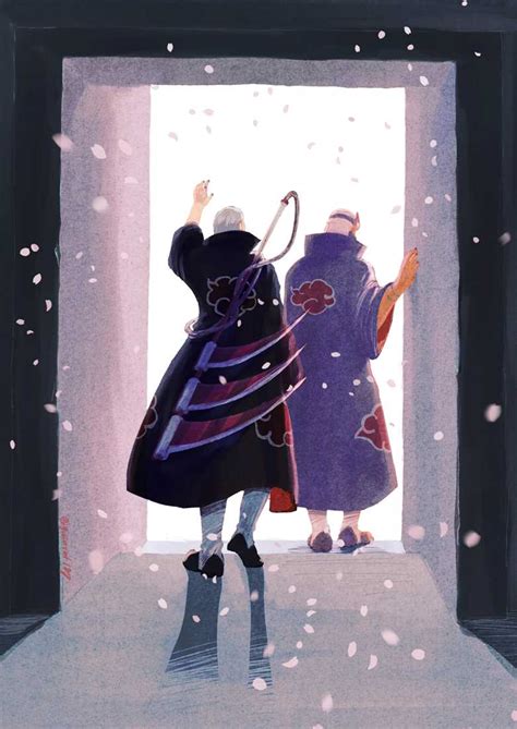 晓组织永不落幕火影忍者精美同人插画图片 BoBoPic