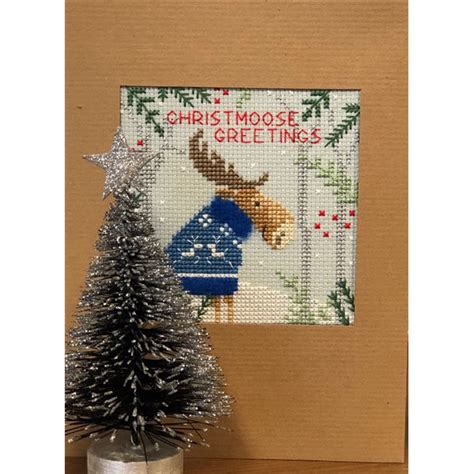 Bothy Threads Christmas Card Xmas7 Xmas Moose Jks Cross Stitch Supplies