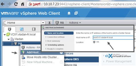 How To Configure Vmware High Availability Ha Cluster Esx Virtualization