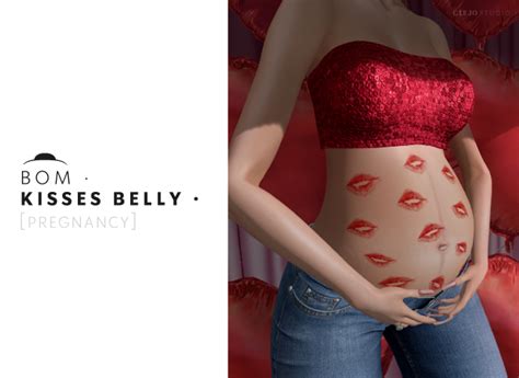 Second Life Marketplace Bom Kisses Pregnancy Belly