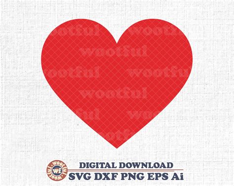Heart Svg Love Svg Heart Shape Svg Red Heart Svg Valentines Day Svg