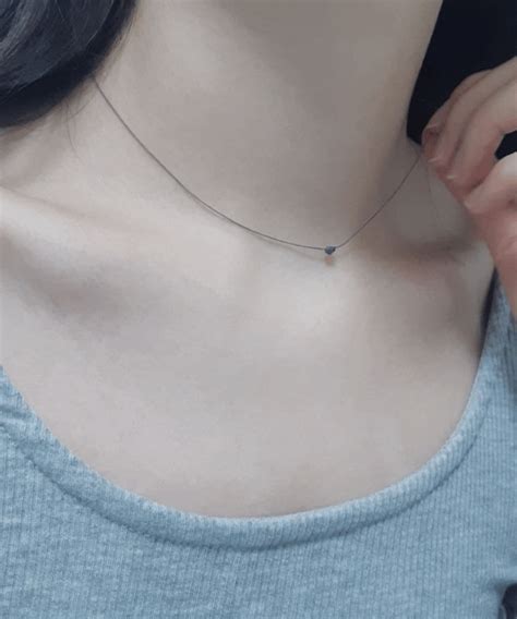 팔찌증정 무지개빛깔 크리스탈 빈티지무드 목걸이 에이블리