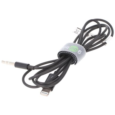 Câble De Connexion Audio Goobay Apple Lightning 3 5 Mm 1 M Noir